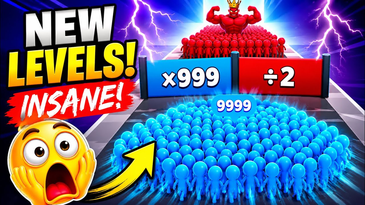 Count Masters New Levels Are Absolutely INSANE! Can I Build the Biggest ...