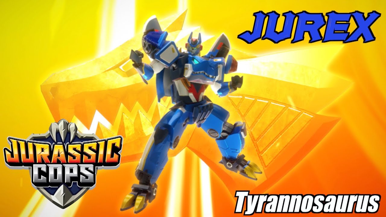 Jurassic copsㅣJUREXㅣTyrannosaurus Transformation - YouTube