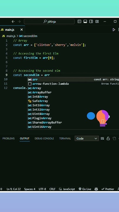 Javascript Array 🔢 Javascript Tutorial 📝 Ytshorts Shortsfeed Viralvideos Js Code Yt
