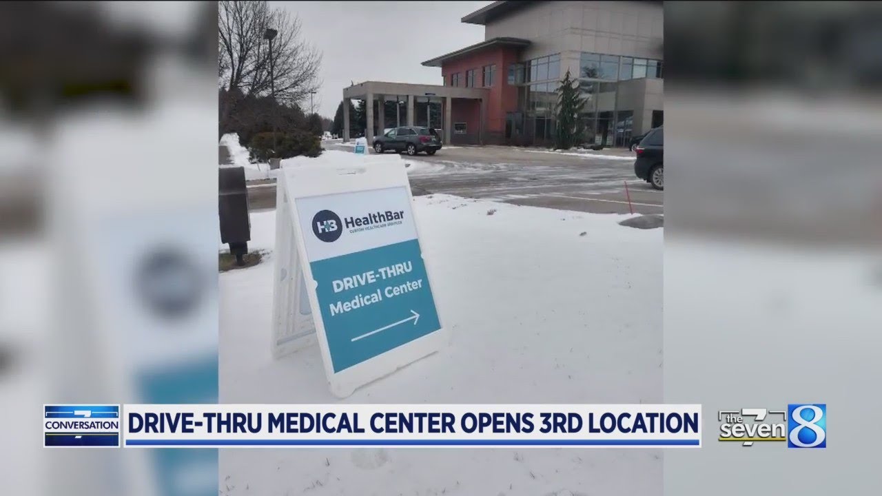 HealthBar drive-thru medical center opens 3rd location - YouTube