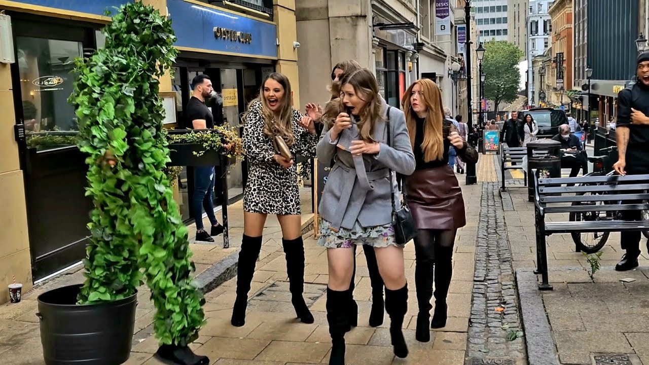 Best Scares Compilation Bushman Prank with Police - YouTube