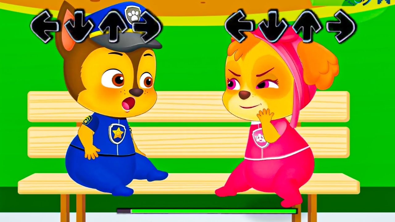 PAW Patrol FNF: Mighty Pups - Muddy Puddles and Nursery Rhymes in FNF ...