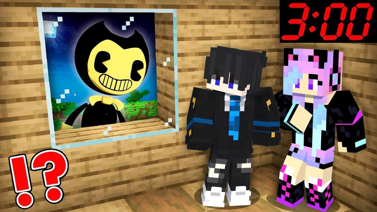 Why Scary BENDY ATTACK HOUSE At Night in Minecraft - YouTube