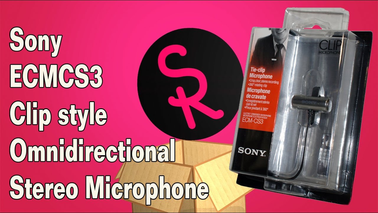Unboxing/Review: Sony ECMCS3 Clip style Stereo Microphone - YouTube