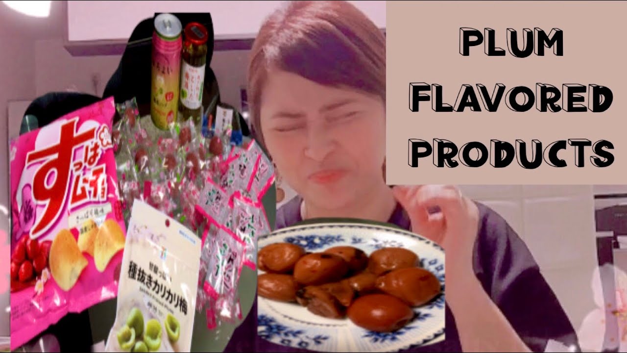 UME OR PLUM FLAVORED FOODS | Japanese Products - YouTube