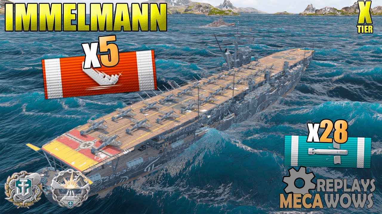Max Immelmann 5 Kills & 153k Damage | World of Warships Gameplay 4k ...
