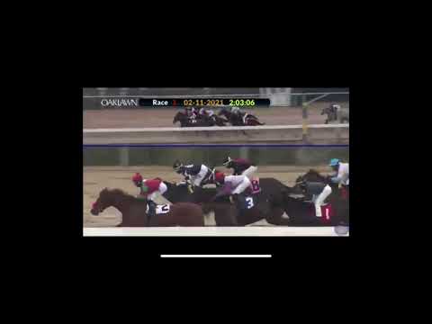 Ramon Vazquez Victoria de 2/11/2021 en Oaklawn Park