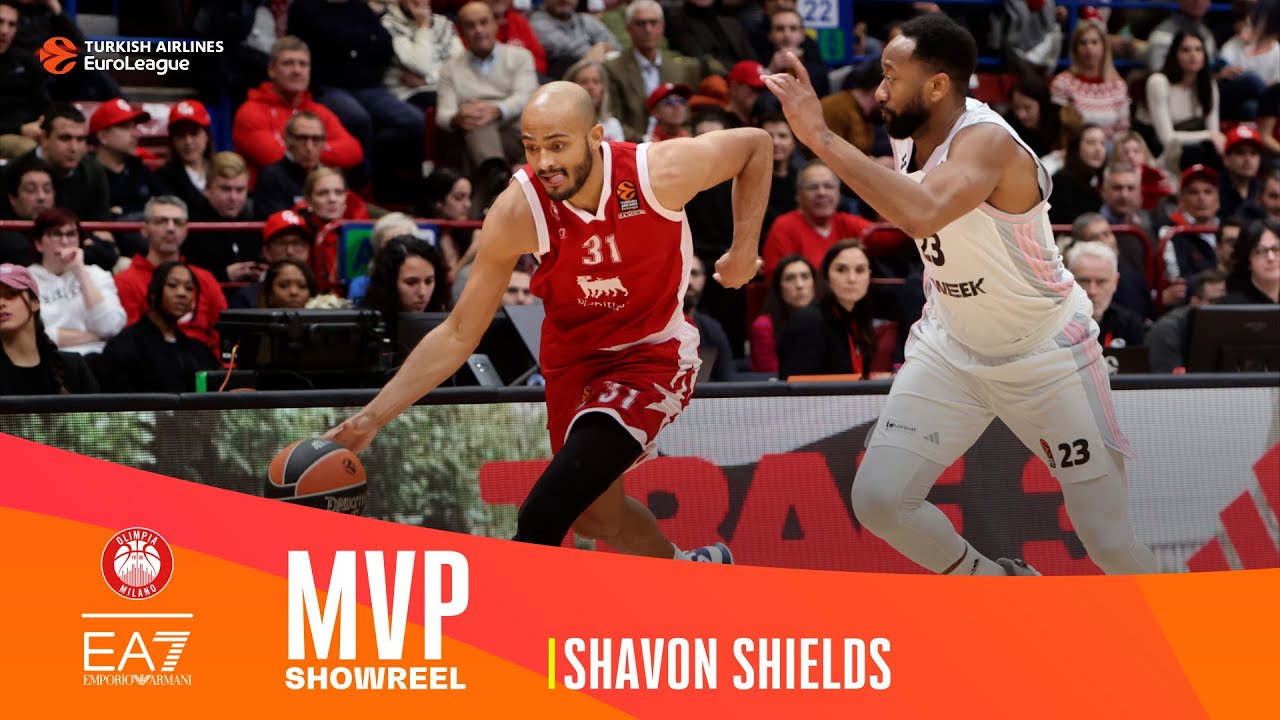 Shavon Shields | MVP Showreel | Round 15 | 2023-24 Turkish Airlines EuroLeague - YouTube