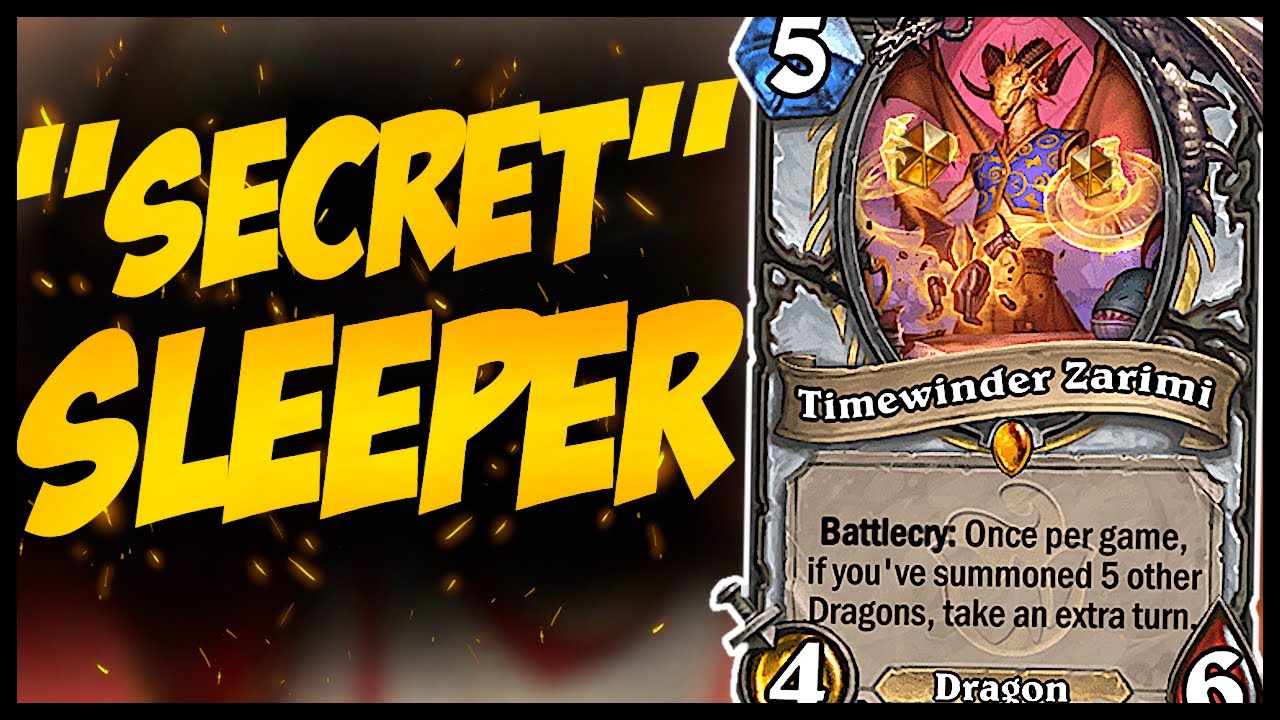 Hearthstone | ZARIMI Dragon PRIEST the Secret Sleeper? Insane Winrate ...