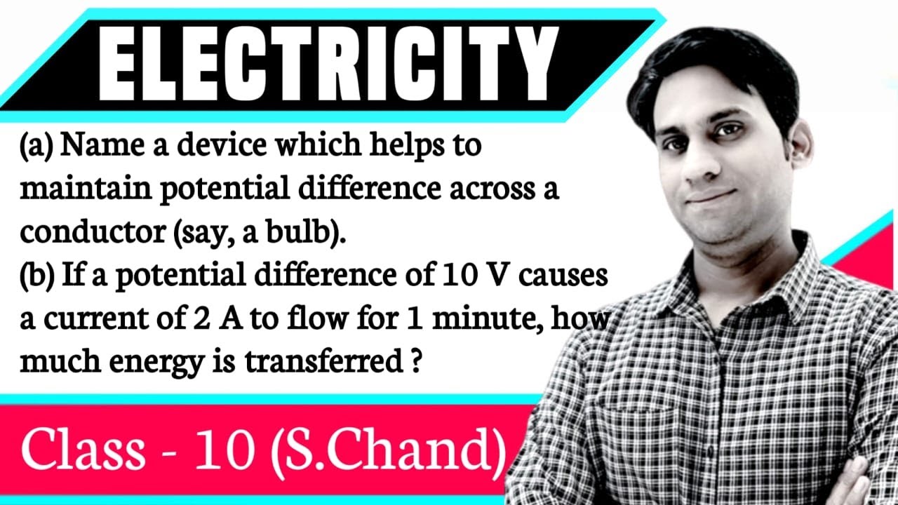 Name a device which helps to maintain potential difference across a ...