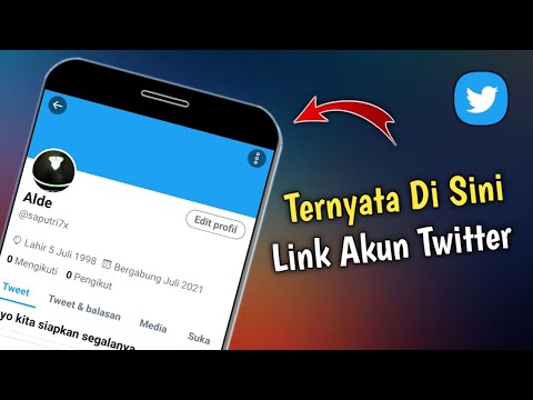 Cara Menyalin / Menemukan Link Akun Twitter Kita Sendiri