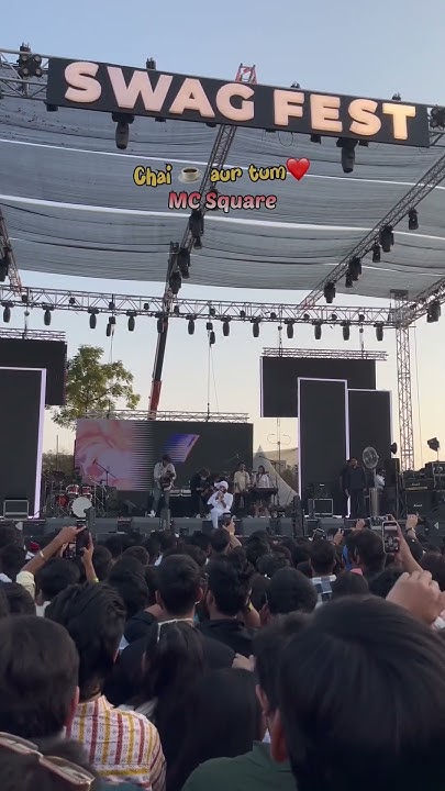 Chai aur Tum ️ | MC Square | Swagfest | JLN Stadium | DelhiNCR - YouTube