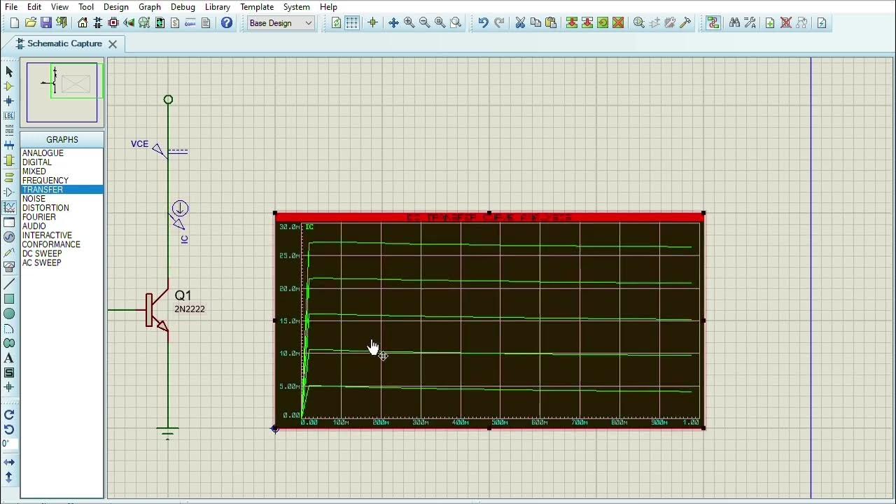JOBSHEET 2 (TASK 2) - CE Input Output Characteristics Using Transfer Function Proteus vsm. - YouTube