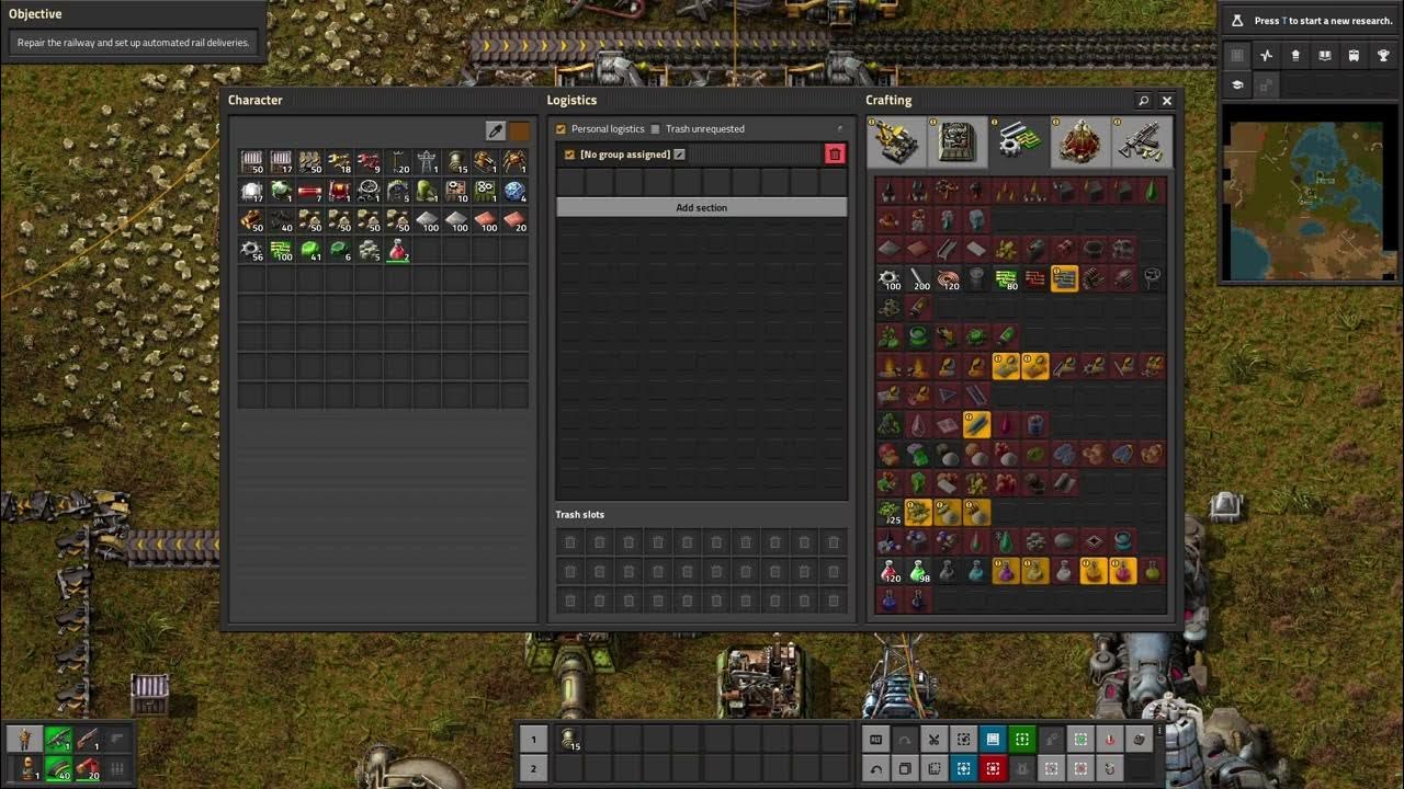 Factorio - Cheat item - YouTube