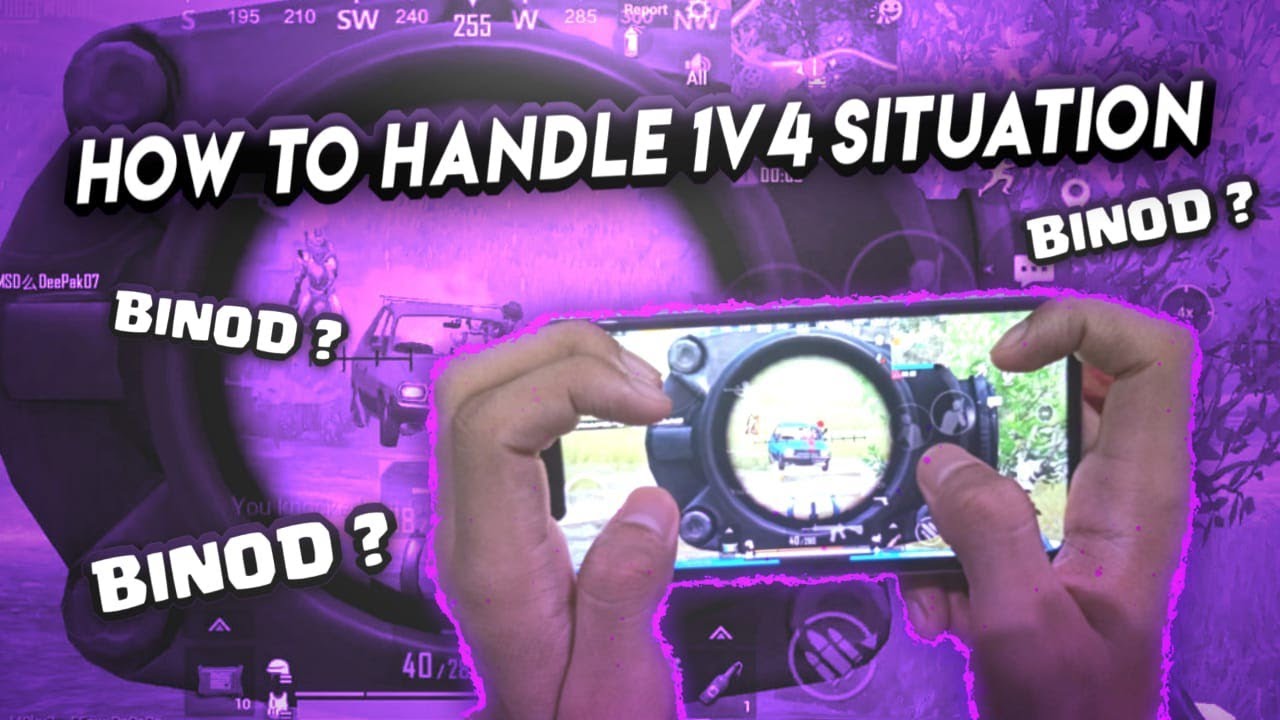 Who is Binod? How To Handle 1v4 Situation TIPS TO MASTER😱Why Binod SO ...