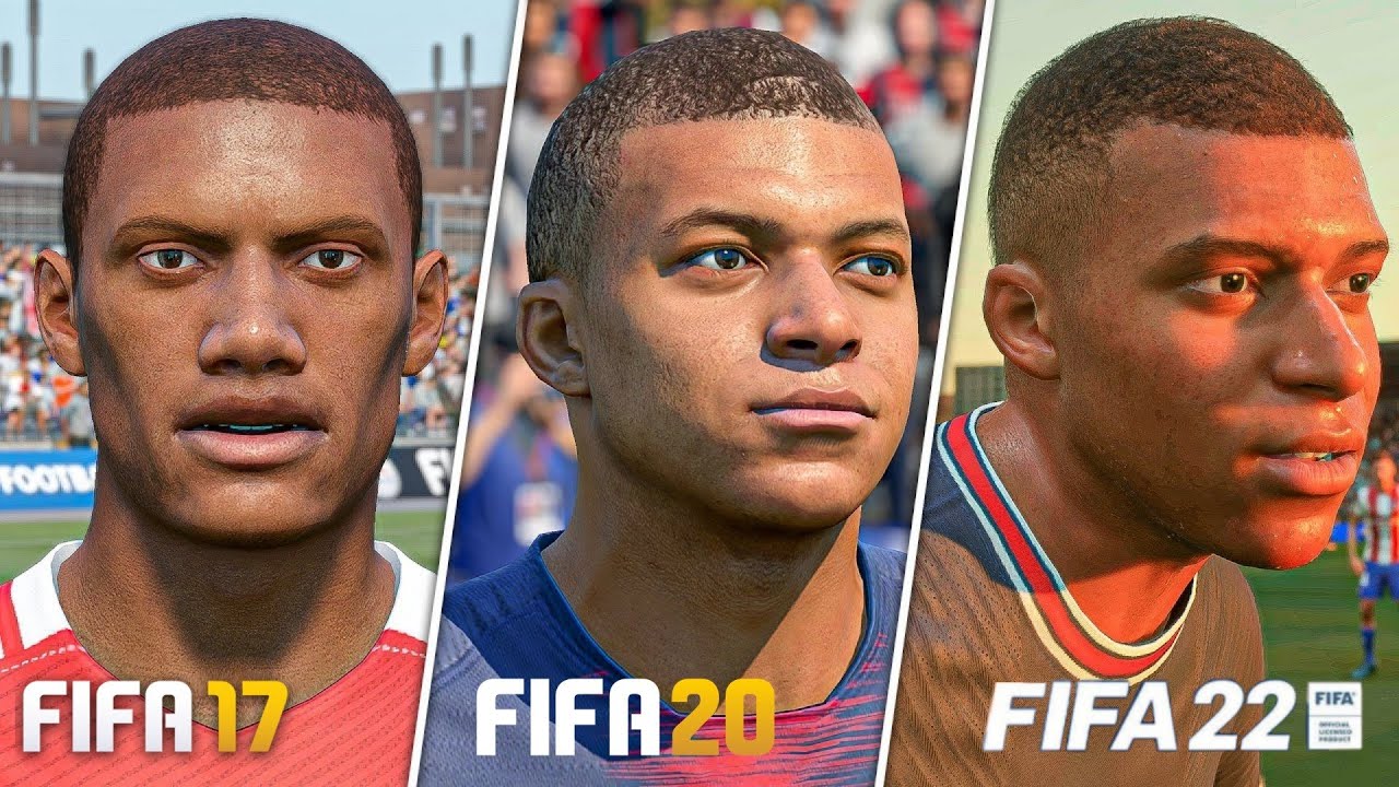 Evolution of K.Mbappe FIFA 17 to 22 #mbappe#mbappefifa22#psg#fifamobile ...