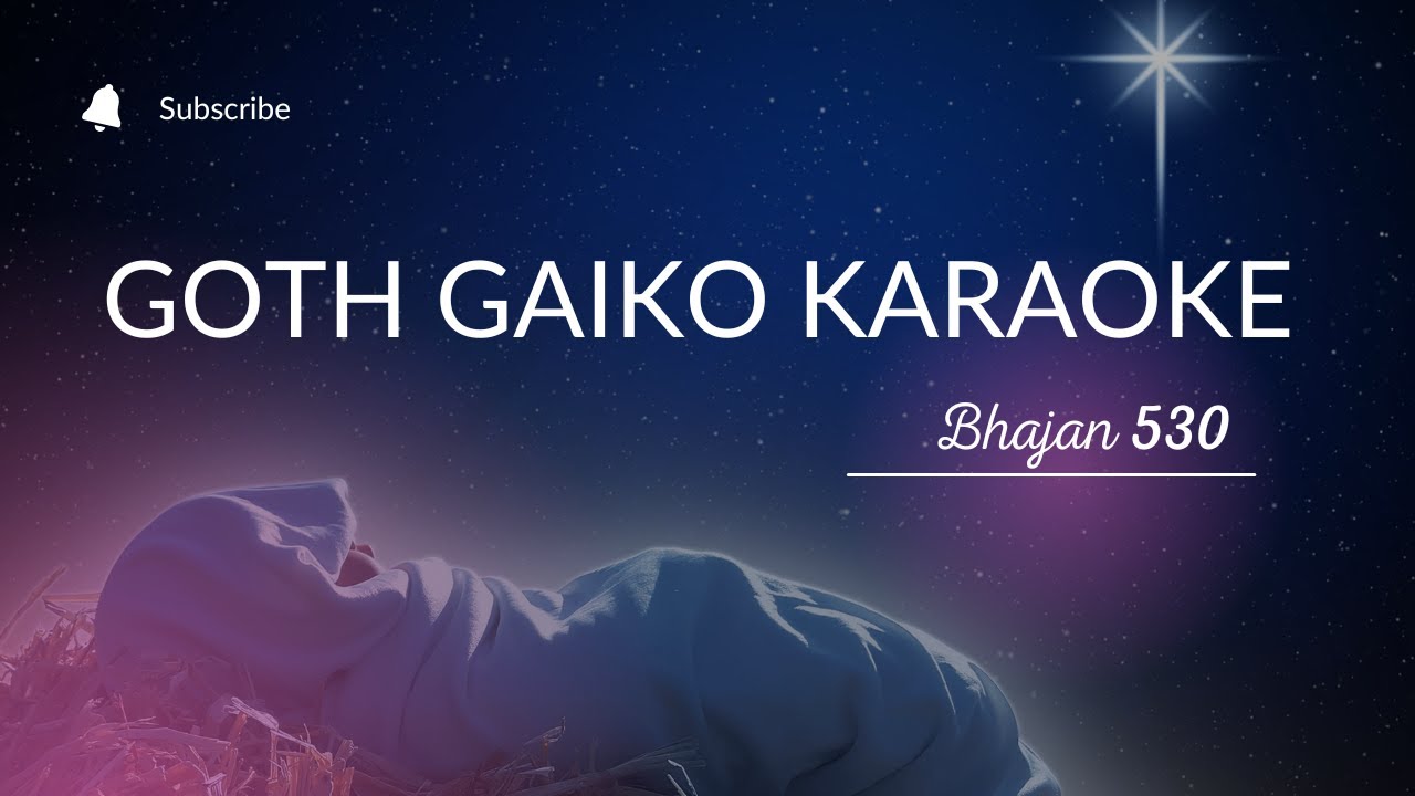 Gotha Gaiko Karaoke Track | Nepali Christian Christmas Song - YouTube