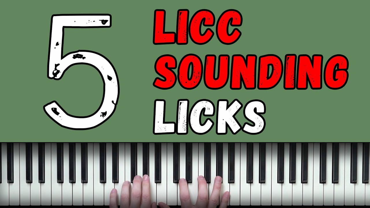 5 Licks Inspired By THE LICC - YouTube