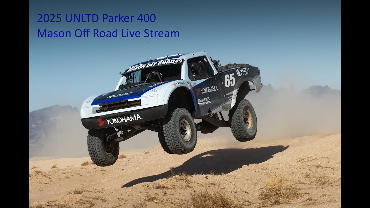 Mason Off Road Parker 400 LIVE STREAM TT #65 - YouTube