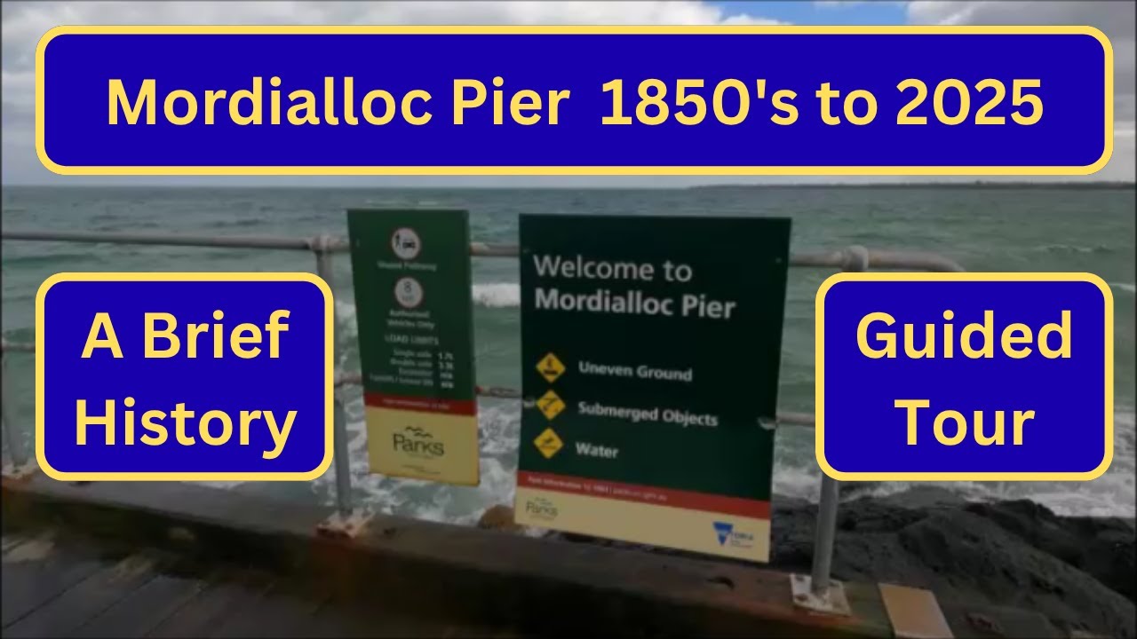 Mordialloc Pier 1850's to 2025 - YouTube