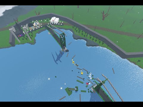 Final destination 5 bridge collapse (full scene) in Roblox