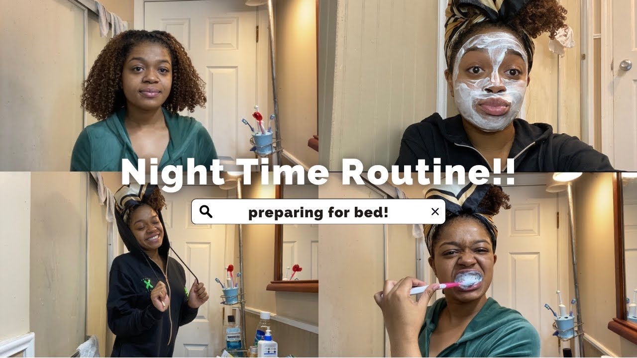 My Night Time Routine!! // cleaning, face mask, sza new album, etc ...