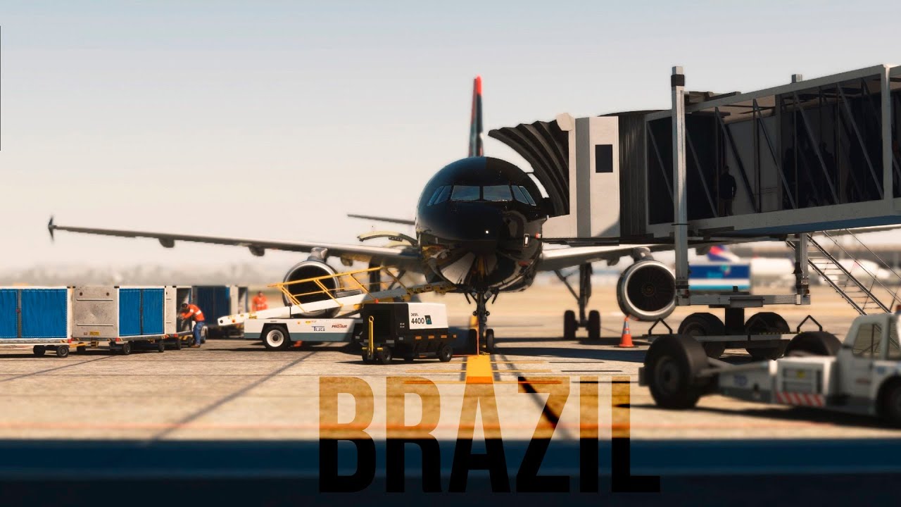 A320 Cinematic Flight | São Paulo to Rio de Janeiro | Microsoft Flight ...