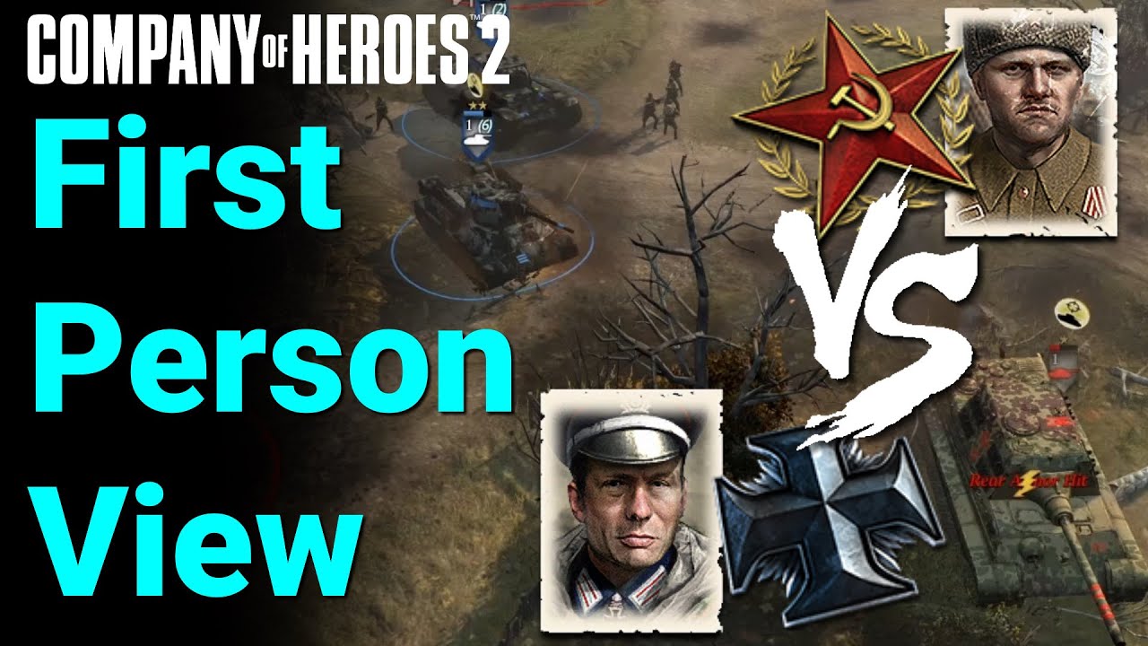 COH2 FPV Conscript Support Tactics vs Breakthrough - YouTube