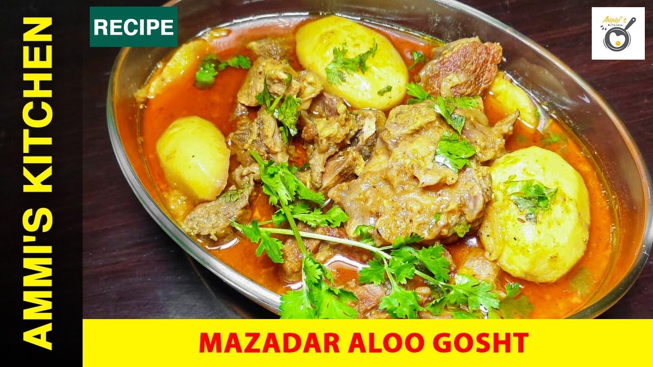 Traditional Aloo Gosht Recipe 🍲 | Delhi Style Aloo Ghosht 🔥 | Dhaba ...
