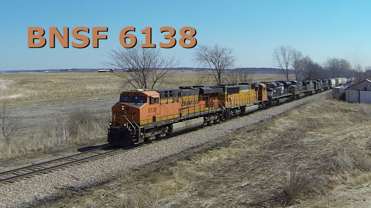 BNSF 6138 West - Quadcopter View on 4-5-2014 - YouTube