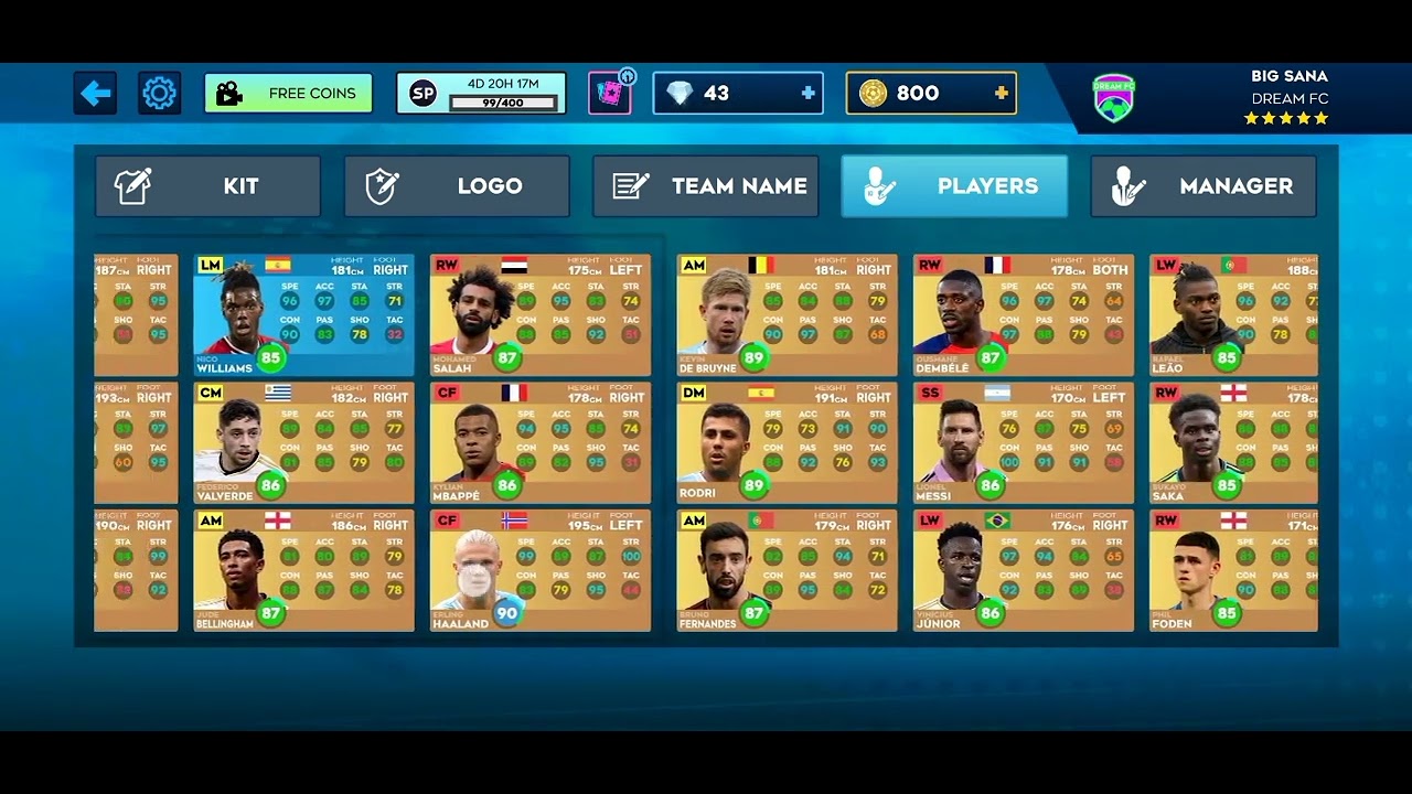 How to edit of kit logo team name players and managers in DLS2024 - YouTube