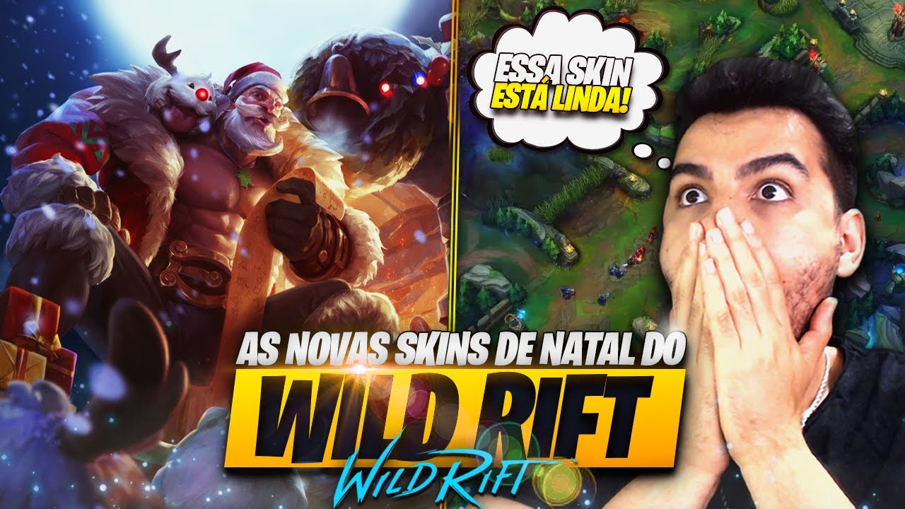 As Novas SKINS de NATAL Estão LINDAS e Chegando ao WILD RIFT! - YouTube