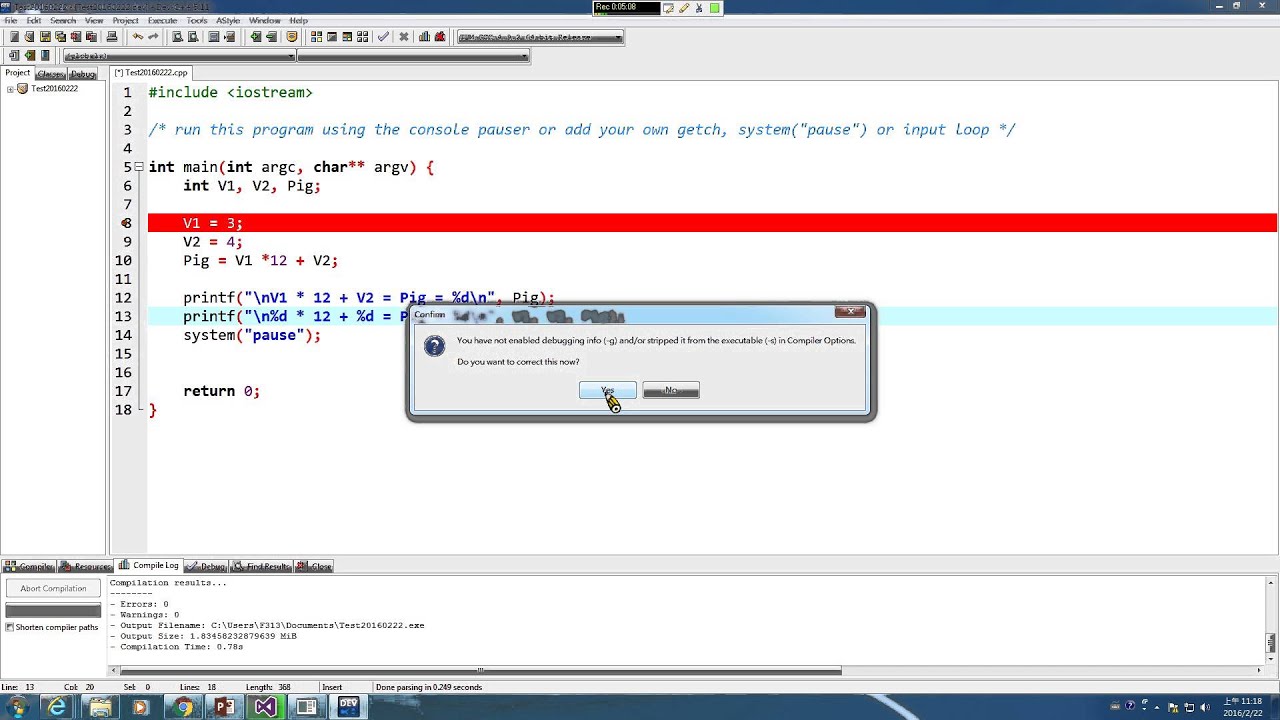 X1 Dev Cpp Introduction -LHU-CIN-李文猶 - YouTube