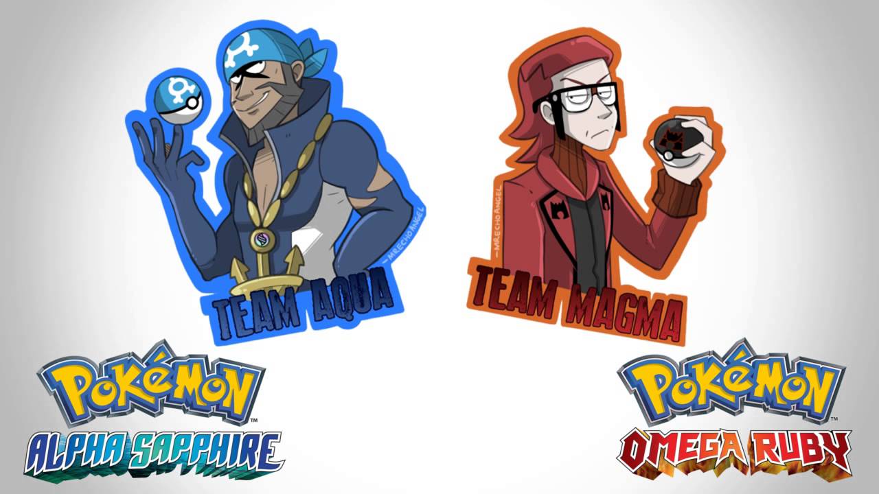 Pokemon Omega Ruby/ Alpha Sapphire Remix: Team Magma and Aqua Boss ...