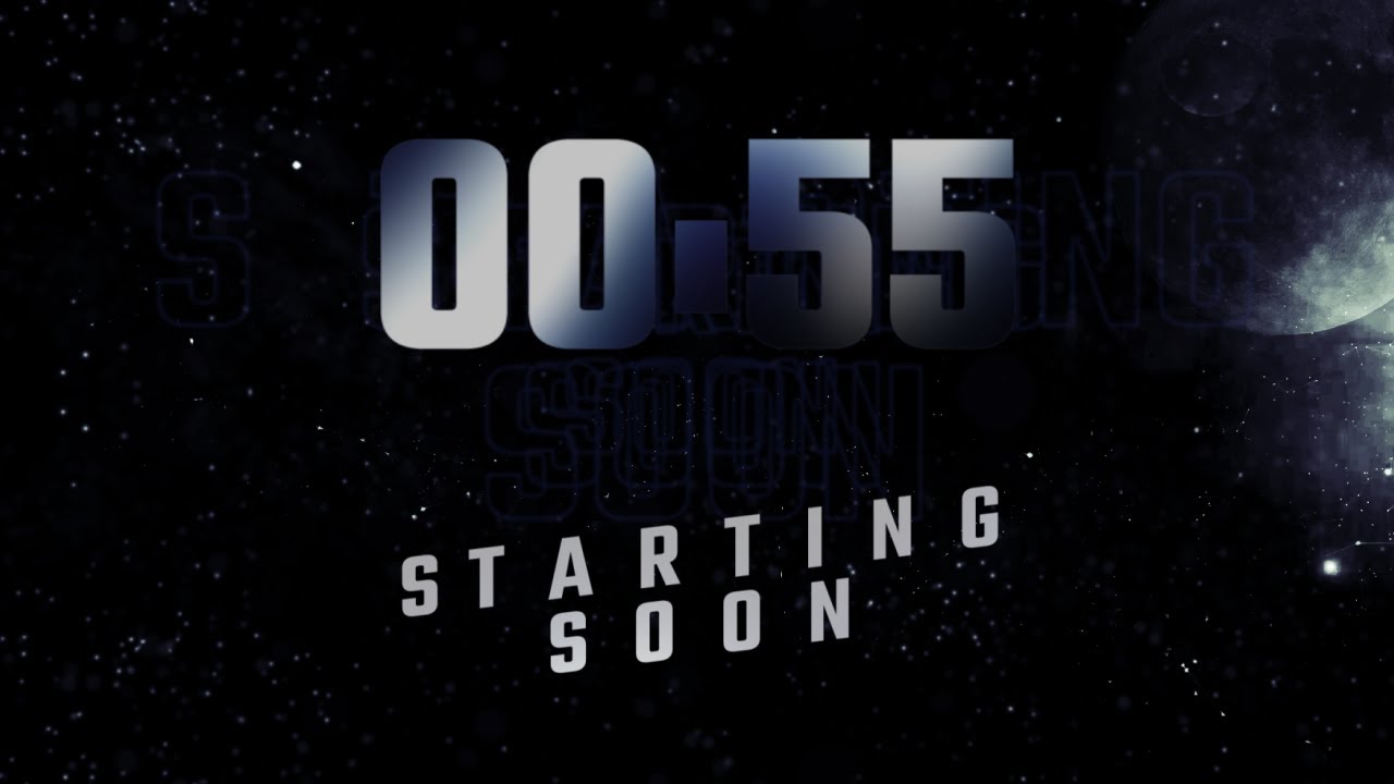 Free Stream Countdown Timer – 10 Min Galaxy Stars Background - Starting ...