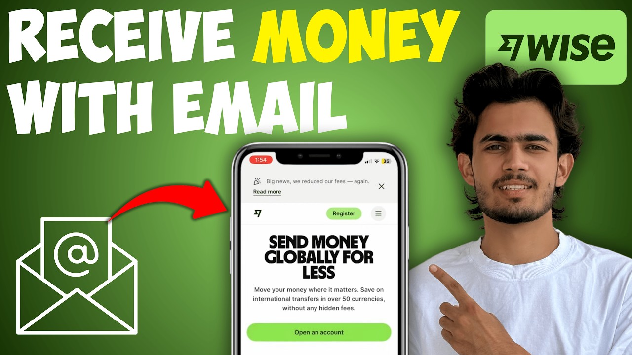 How To Receive Money On Wise With Email - YouTube