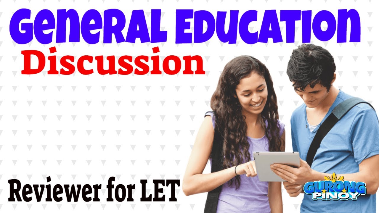 GenEd Discussion Reviewer for LET (Nov 21) - YouTube