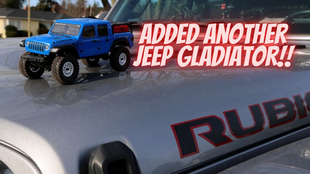 Axial's Jeep Gladiator RC with my built Gladiator - YouTube