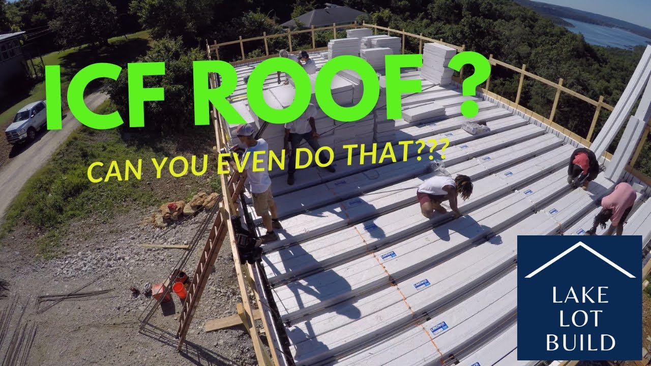 Our ICF Concrete Roof: Suspended concrete roof using LiteDeck ICF ...