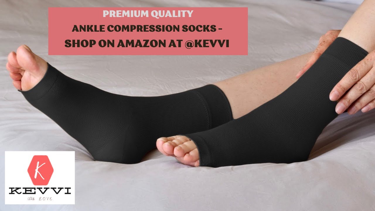 KEVVI Compression Ankle Sleeves Ankle, Support Ankle, Pain Relief ...