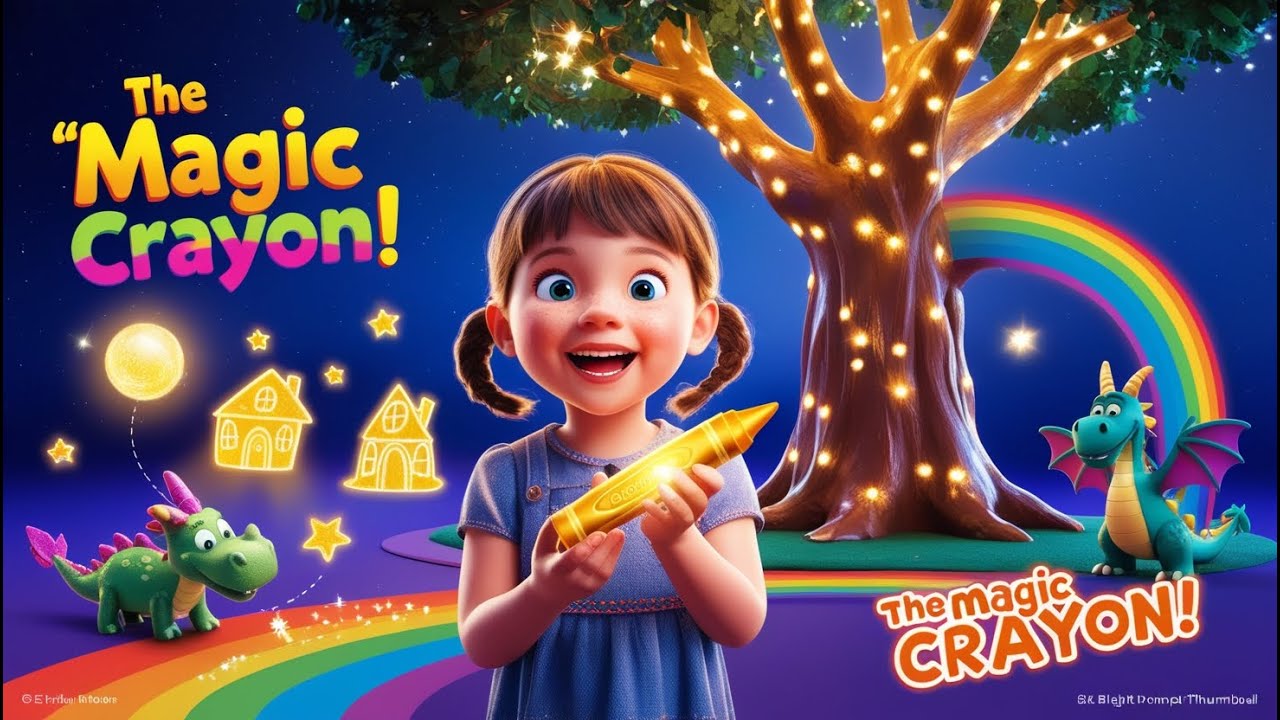 "The Magic Crayon | Enchanting Kids Story About Creativity and Magic ...
