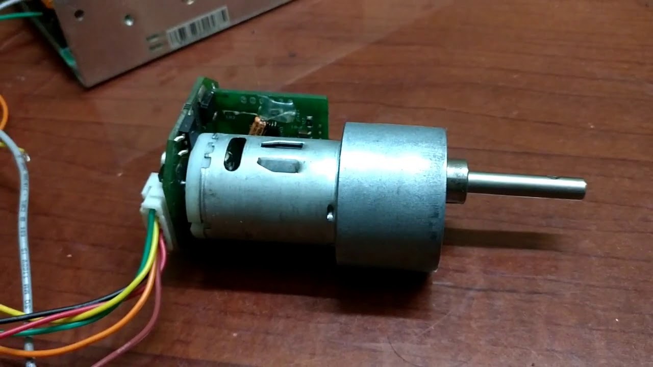 High Torque Geared 12V DC Motor (22kgcm torque) with Driver - YouTube