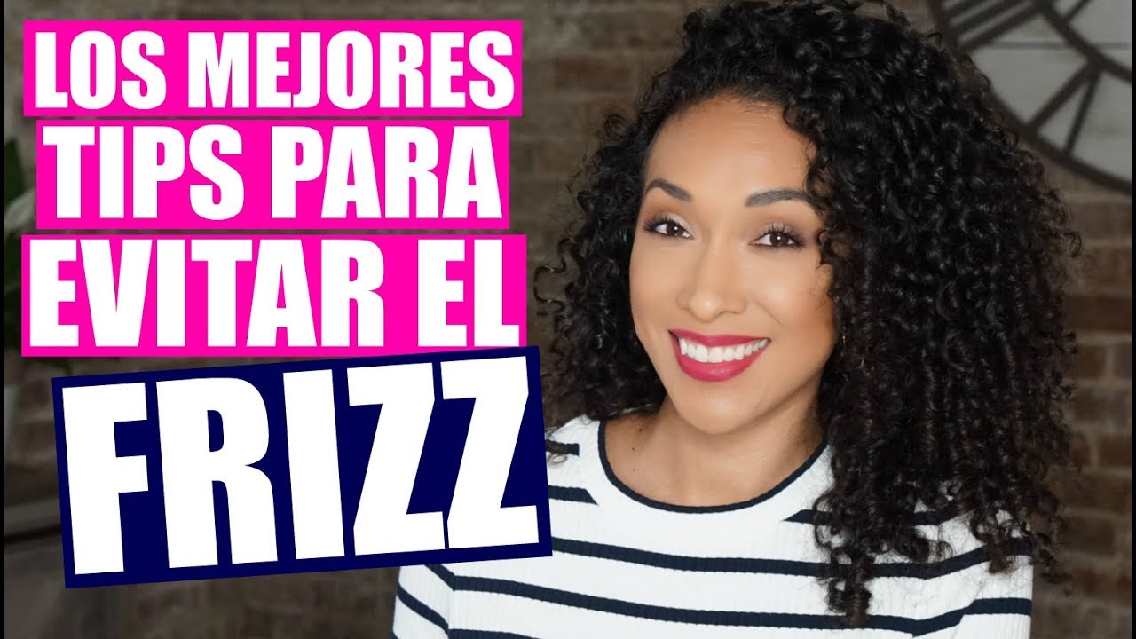 Como Eliminar El Frizz Del Cabello Rizado - YouTube