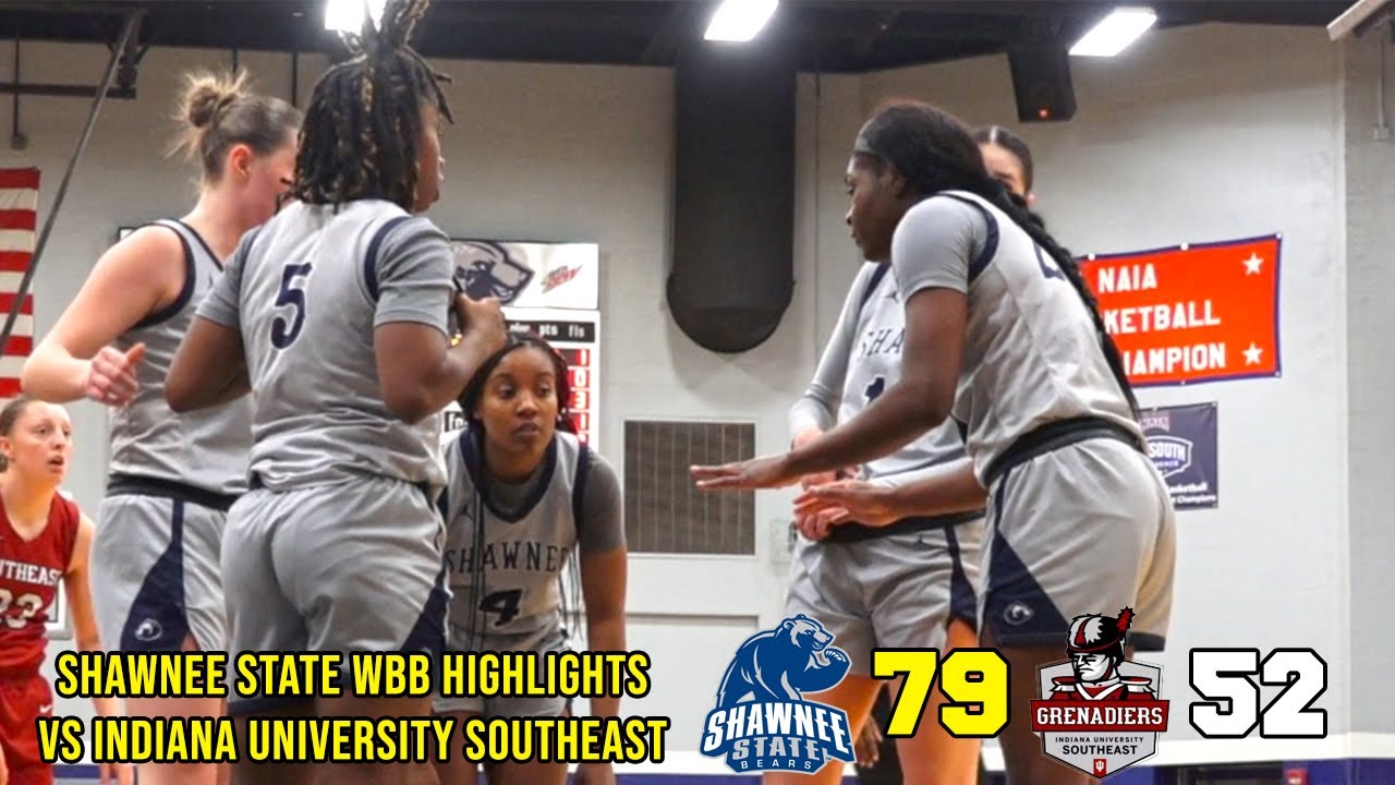 NAIA WBB HIGHLIGHTS: Shawnee State 79, IU Southeast 52 (1-25-25) - YouTube