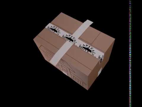 Correct taping of carton - YouTube