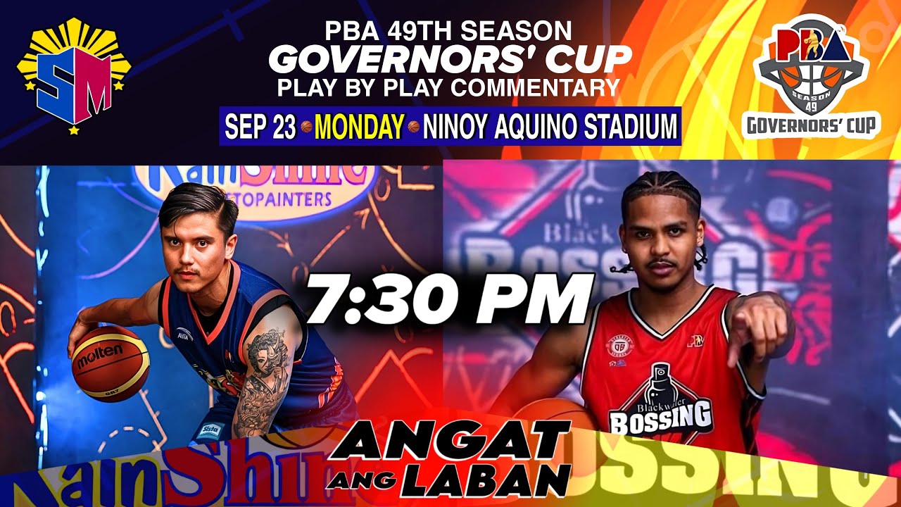 🔴LIVE BLACKWATER VS RAIN OR SHINE ELIMINATION ROUND │ 2024 GOVERNOR'S ...