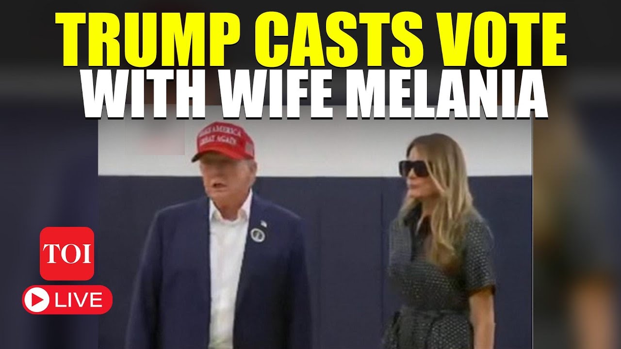LIVE | Trump, Melania Cast Vote | U.S. Election 2024 Grand Finale ...