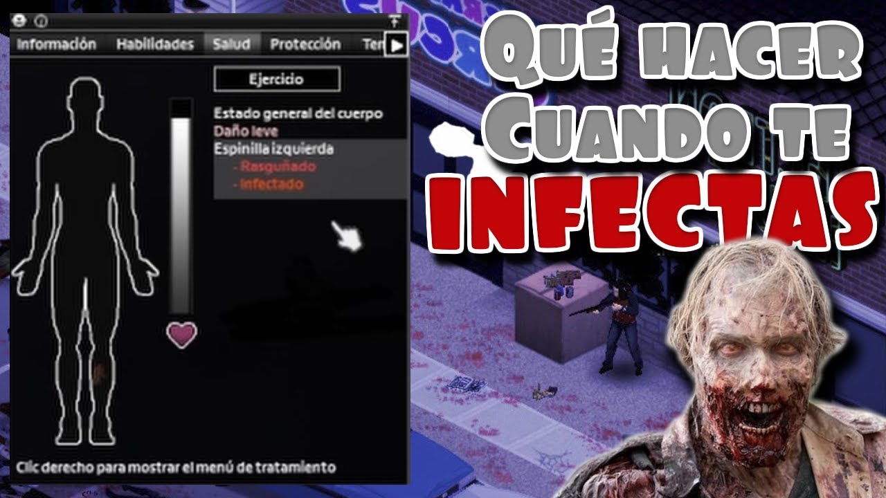Qué hacer en caso de Infección | Project Zomboid - YouTube
