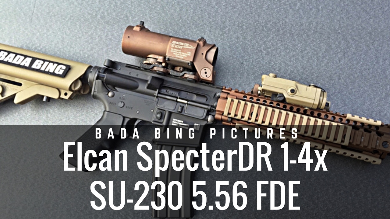 Elcan SpecterDR 1-4x FDE Real Deal Review - YouTube