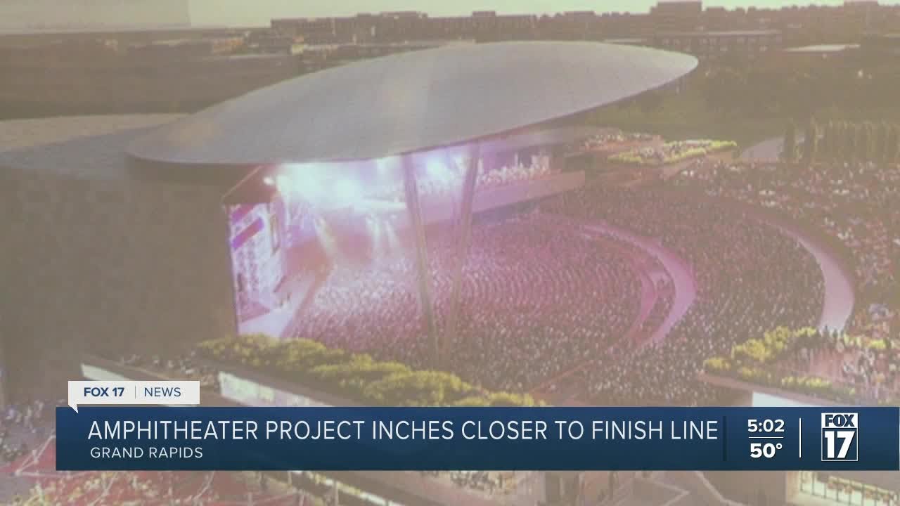 Acrisure Amphitheater project inches closer to finish line - YouTube